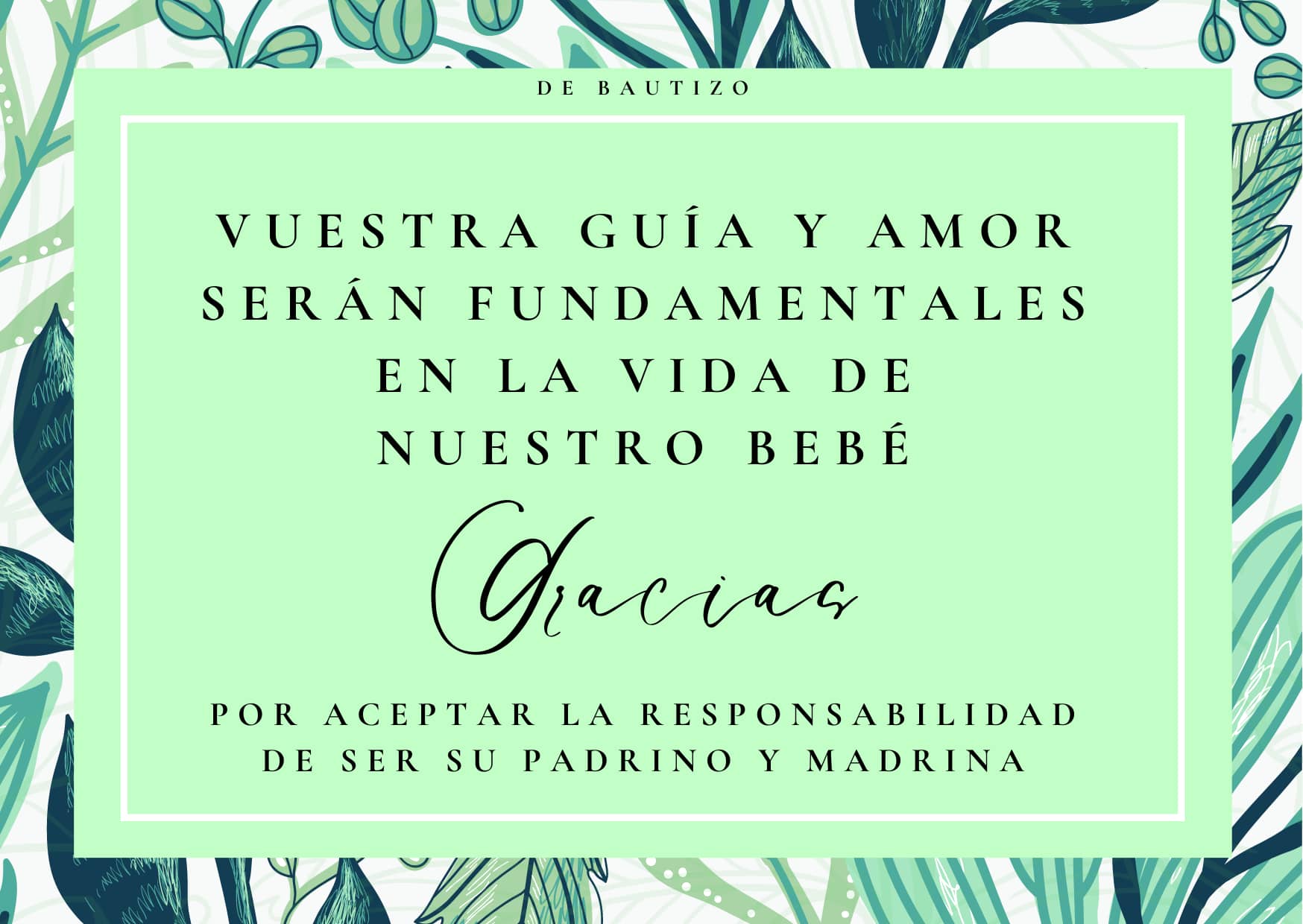 51 Hermosas frases de agradecimiento para el bautizo - De Bautizos- Momento espiritual con Dios