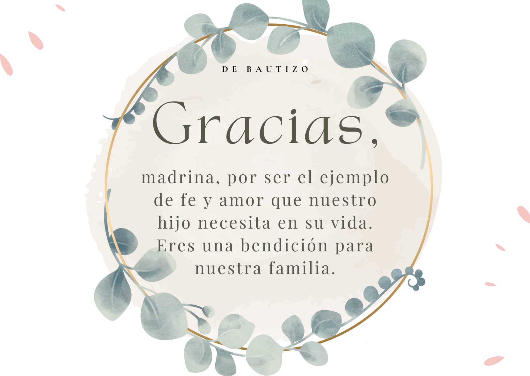 51 Hermosas frases de agradecimiento para el bautizo - De Bautizos- Momento espiritual con Dios